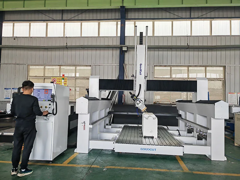 4 Axis CNC Router for Wood and Marble - Precision Cutting