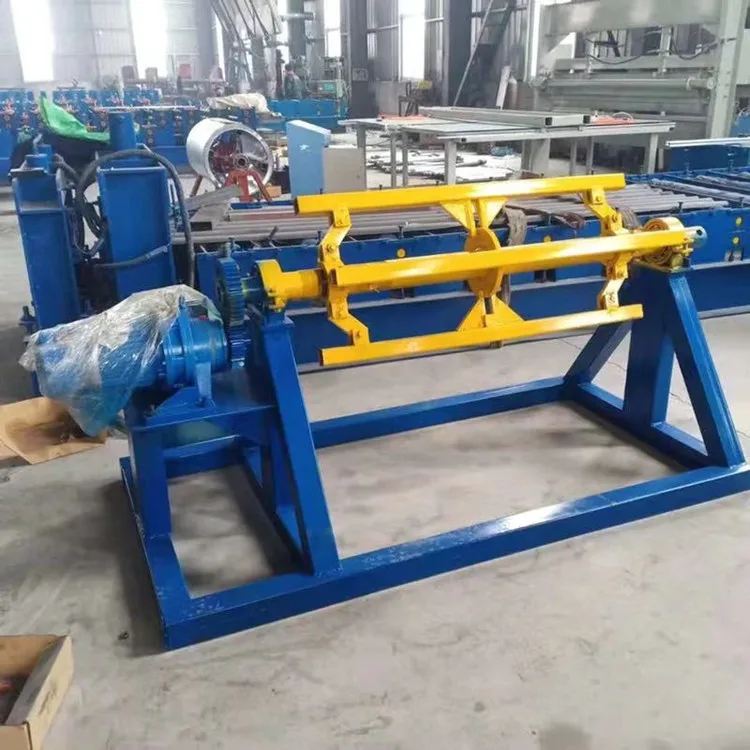 Efficient Steel Uncoiler Machine - High Capacity & Motor