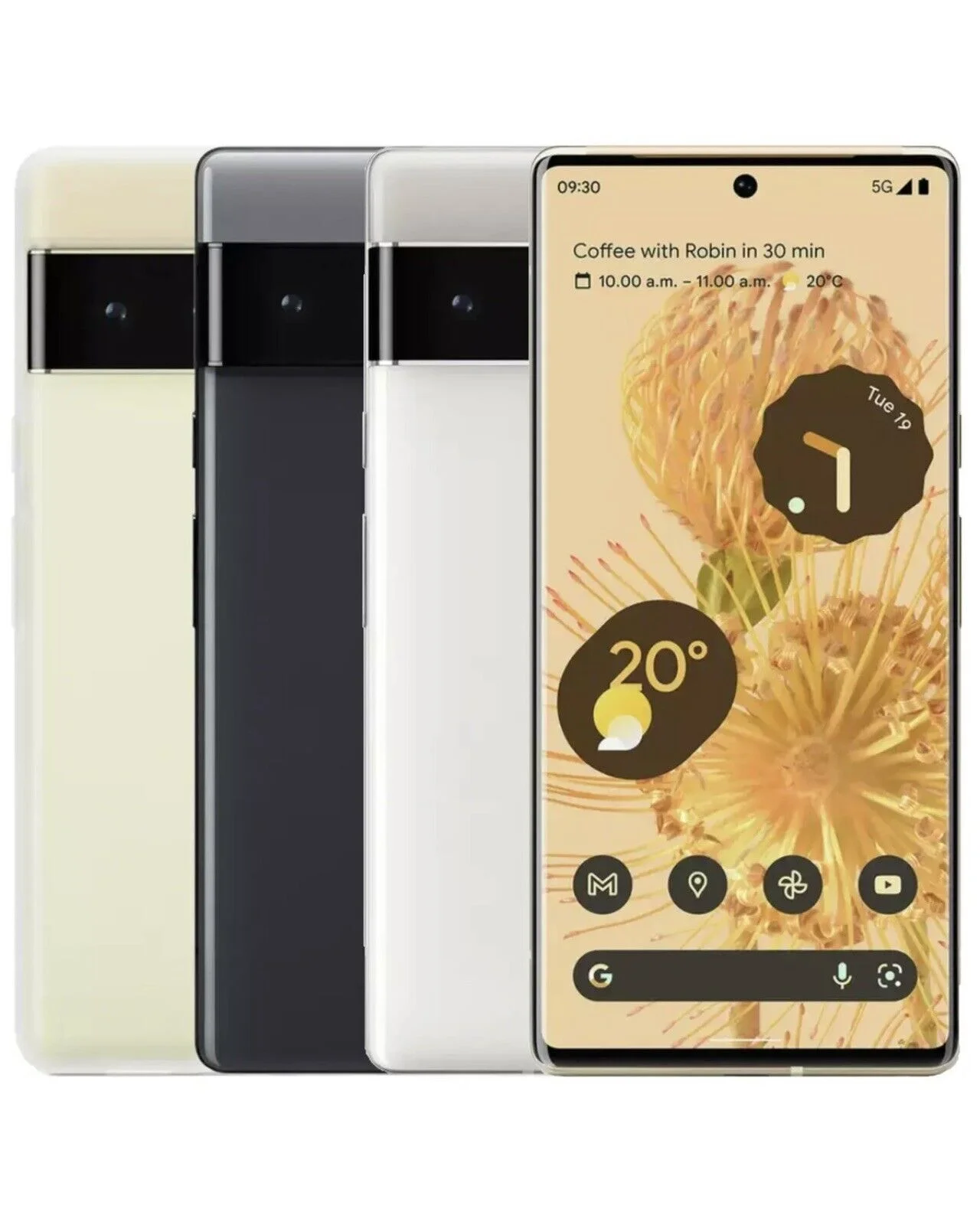 Original New Pixel 6 Pro Unlocked Mobile 128gb/256gb For Google Pixel 7 ...