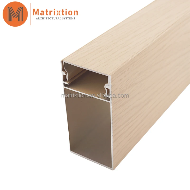 Wood Grain Aluminum Battens - Durable Facade Cladding