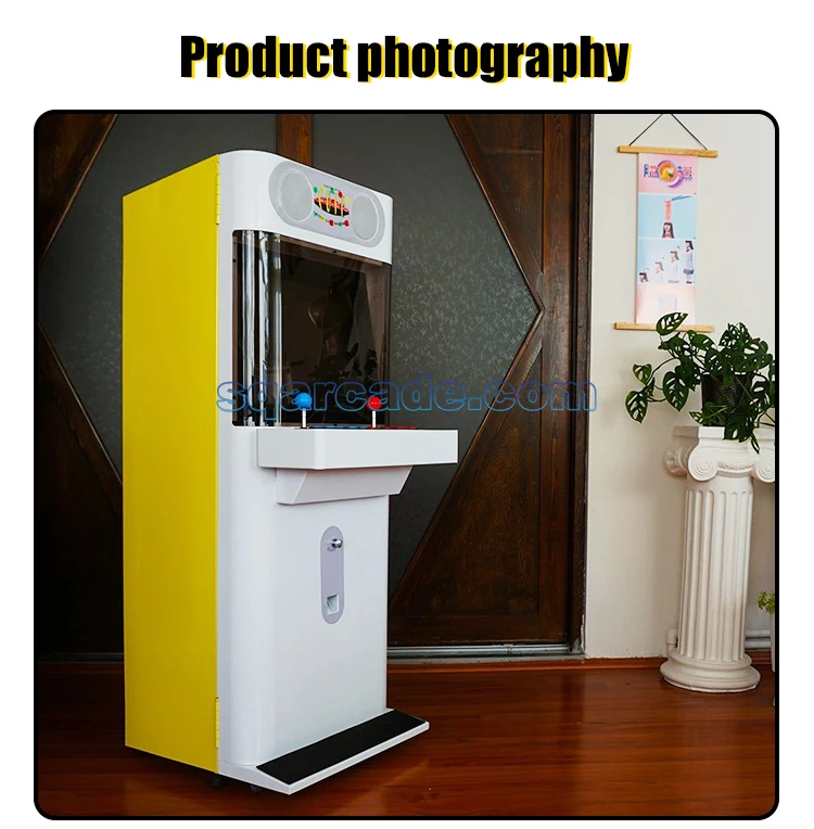Custom Retro 1:1 Mini Arcade Game Cabinet - Cute & Restored