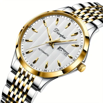 Dianpai 5201-c Quality Genuine Men's Automatic Mechanical Watch,Waterproof Luminous Watch,Casual ...
