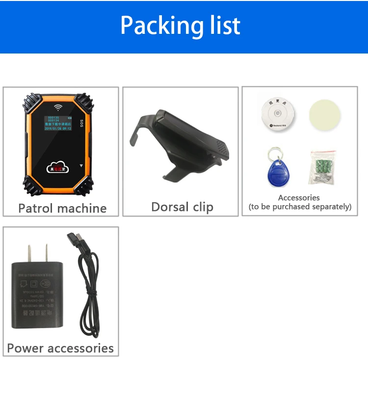 Gprs Realtime Guard Tour System 125khz Rfid Vibration Guard Tour Patrol ...