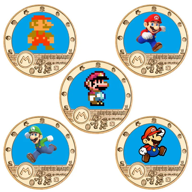Alibaba.com: Mario Gold Coin 100% hand-polished metal anime souvenir ...