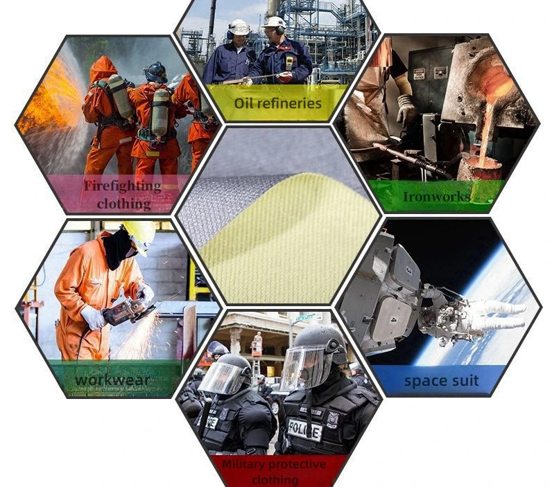 Aluminium Foil Aramid Cloth High Temperature Resistant Fireproof Heat ...