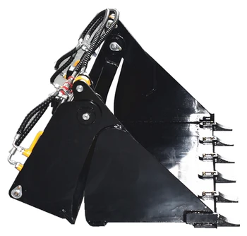 Multi Purpose 4 In 1 Bucket For Wheel Skid Steer Loader And Telehandler ...