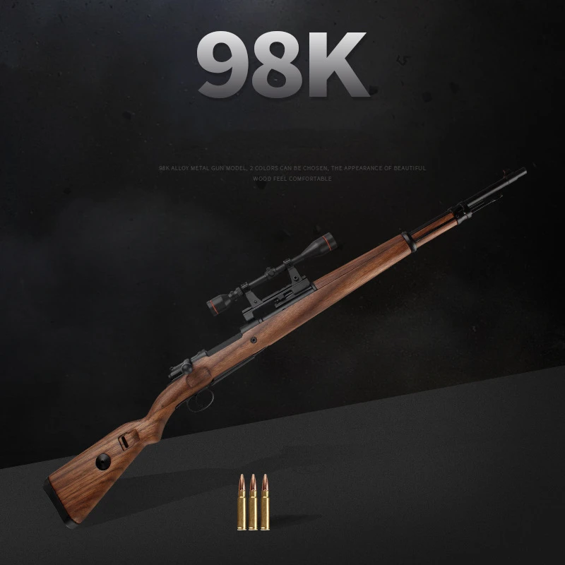 1:2.05 Alloy Army Mini 98k Sniper Alloy Guns And Weapons Army Metal ...