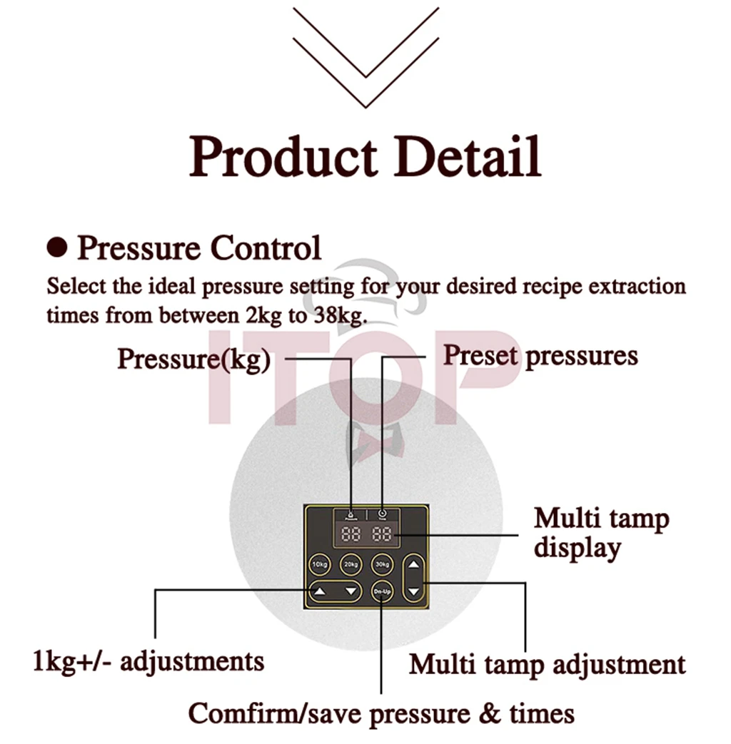 Professional Smart Espresso Tampering Machine Coffee Tamper Distributor ...
