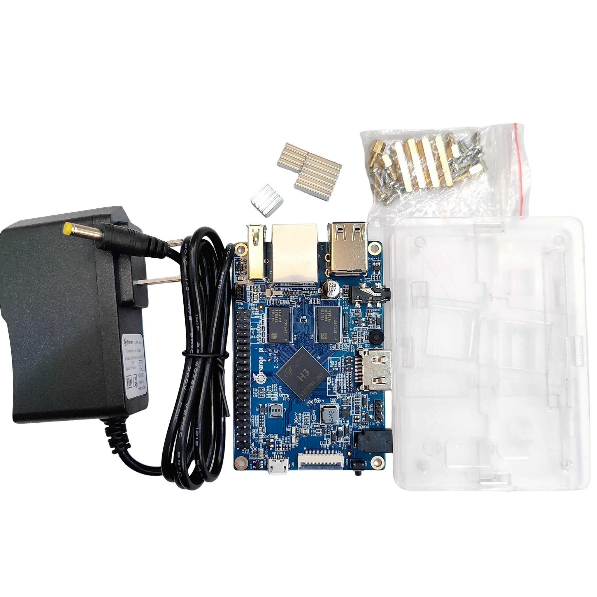 Orange Pi PC Set : Orange Pi PC+ Transparent ABS Case+ Power Supply ...