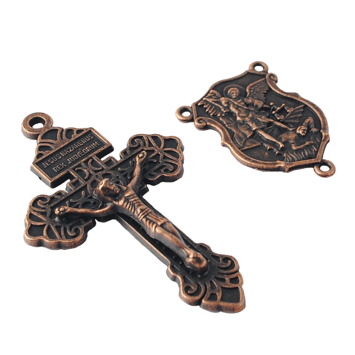 Antique Copper Plated Alloy Accessories for Rosary Making