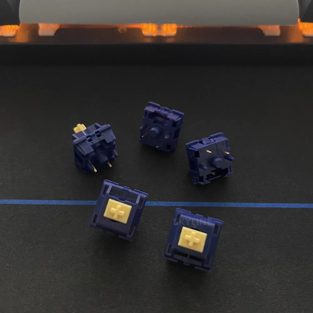 KTT Cheese Blue Switch - Linear Switches for Keyboards