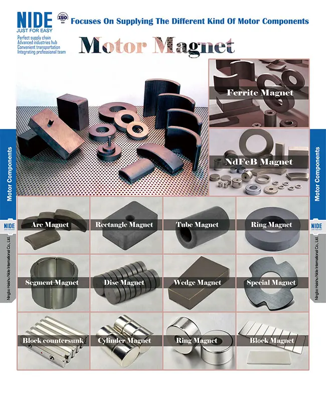 Motor Magnet Wholesale Ferrite Magnet for BLDC Ceiling Fan Motor ...