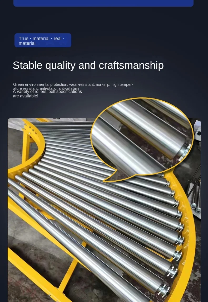 Oem Pvc Belt Turning Conveyor Curved Aluminum Pvc Belt Curve Conveyor ...