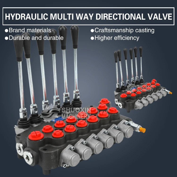 Manual Electro-hydraulic Multi Way Operated Truck Directional Control ...