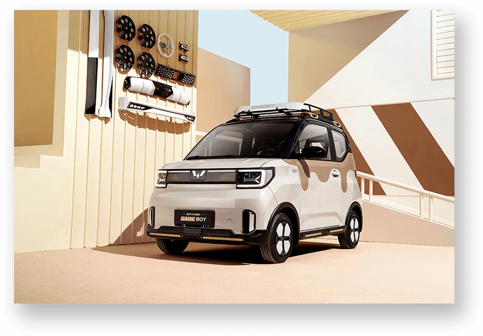 Wholesale Wuling Hongguang Mini Ev Electric Car 2024 170km 215km Coche ...