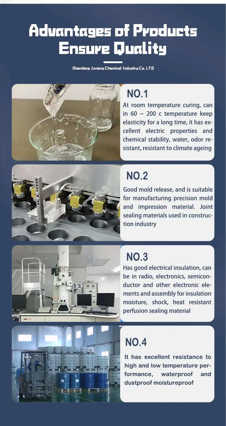 Factory Direct Price Colorless Transparent Food Grade 107 Rtv Silicone ...