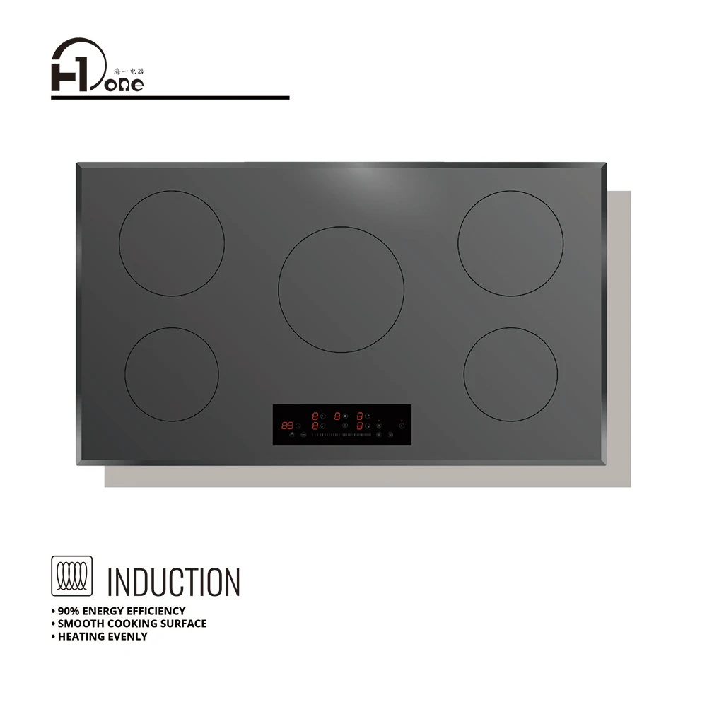 36 inch Built-in Electric Induction Hob 5 Ring with Touch Control and ...