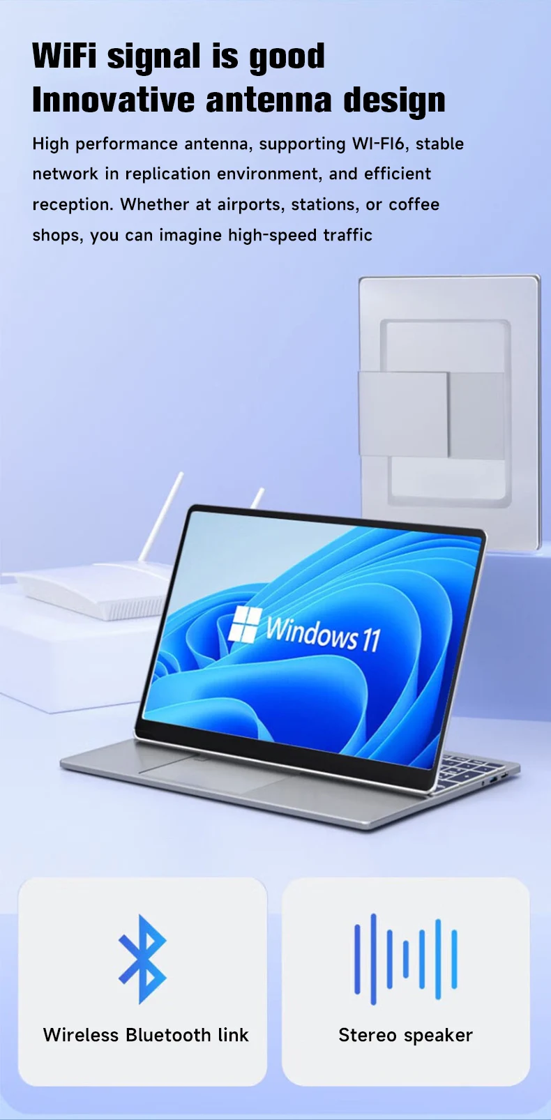 New Design Laptop 15 Inch with 360 Degree Rotary Touch Screen