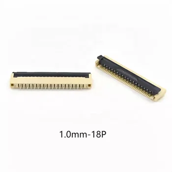1.0 Flip-lock Type Fpc Connector Smt 18pins 1.0mm Pitch Fpc Connectors ...
