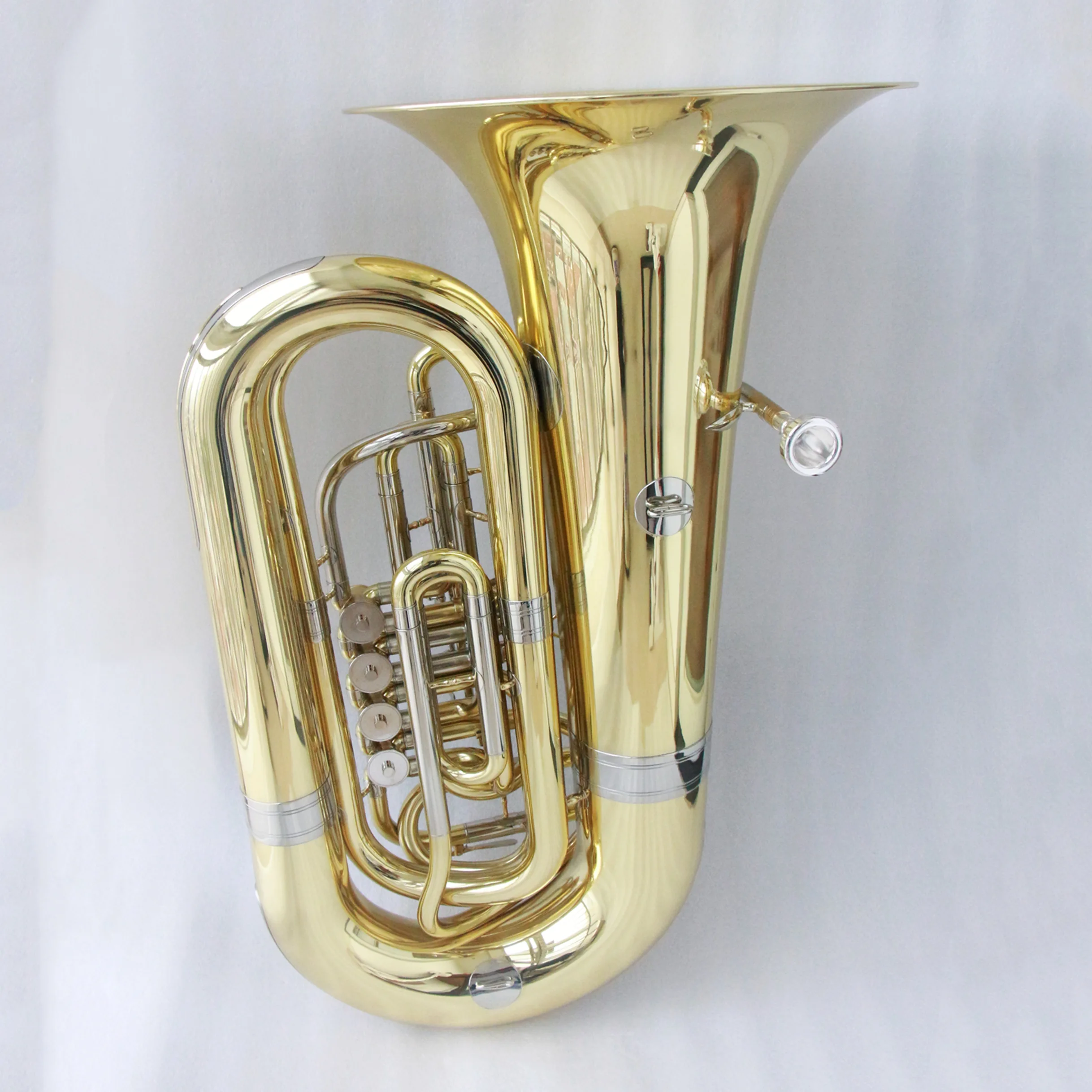 FOCUS High End Professional Level Tuba Music Instrument Large Size 4 ...