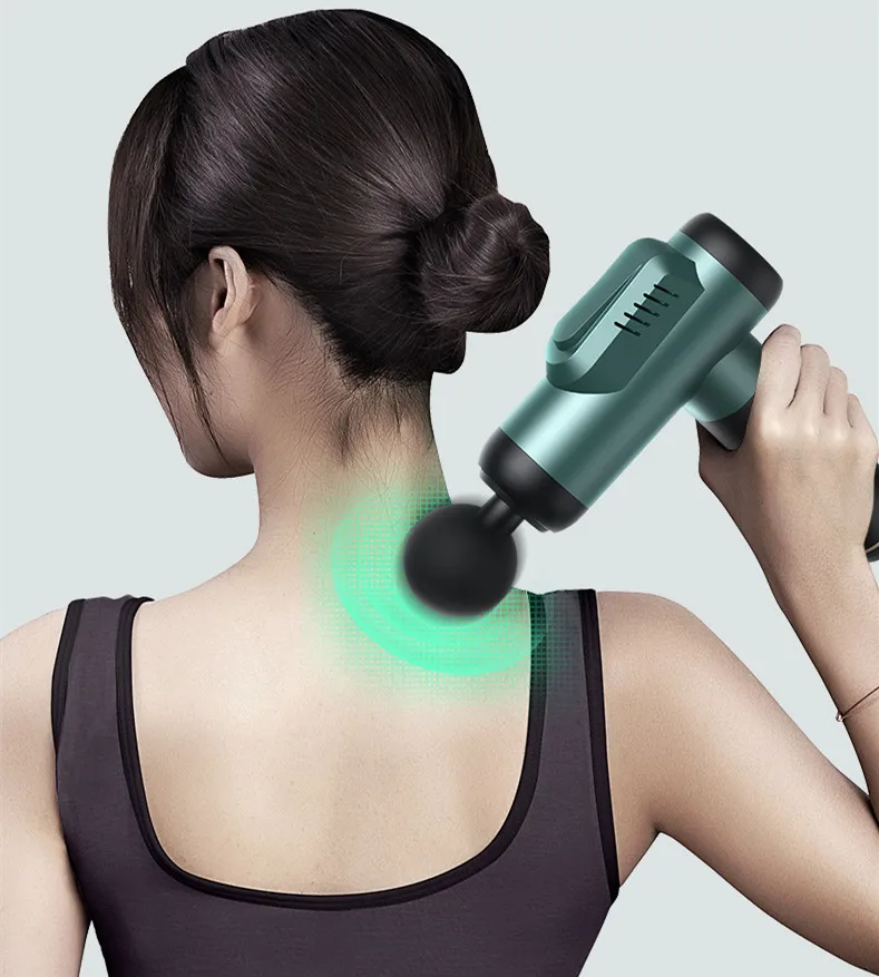 99 Speed Lcd Screen Fascial Gun Vibration Cordless Massager Deep Tissue ...