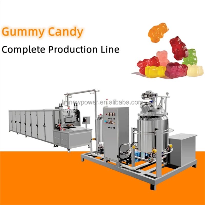 Hard Jelly Gummy Lollipop Candy Making Machine Production Line 3D Eye ...