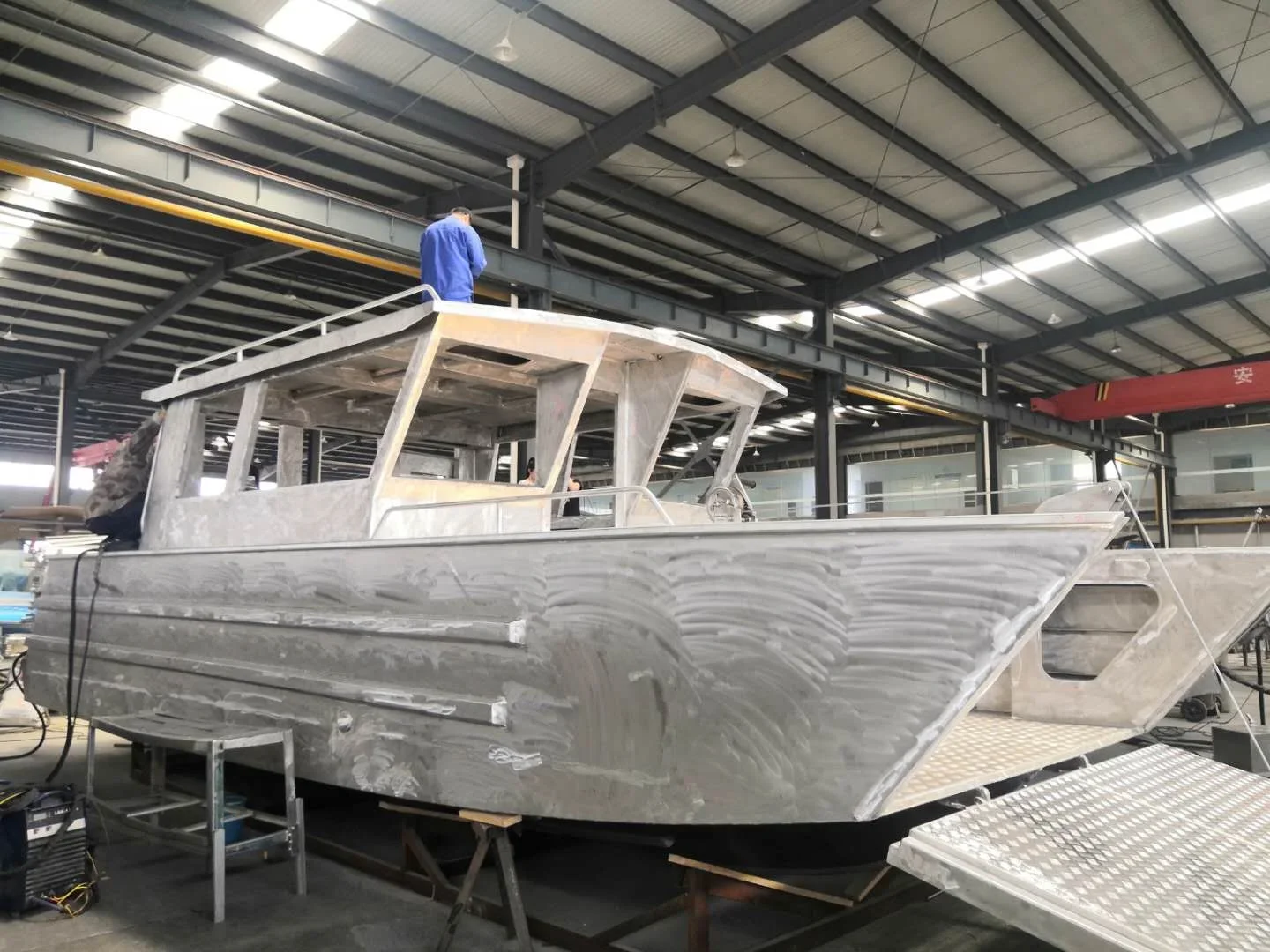 9m Cargo Vessel Offshore Working Boat Landing Craft with Shallow Bottom ...