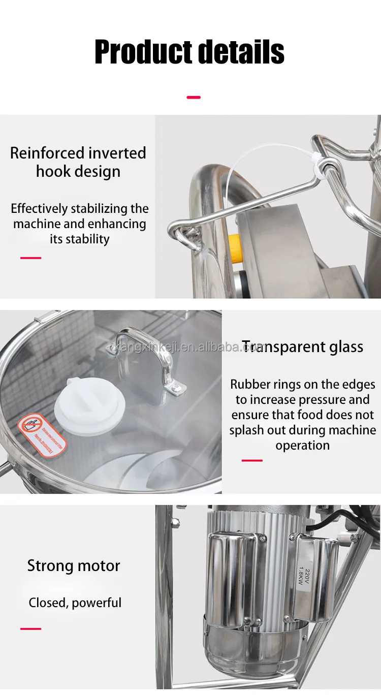 50l Large Capacity Food Fritter Stainless Steel Vegetable Fruit Chopper ...