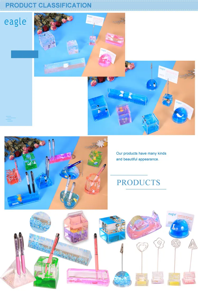 Stationery Craft Plastic Scale Ruler Aqua Acrylic Ruler Triangle Liquid ...