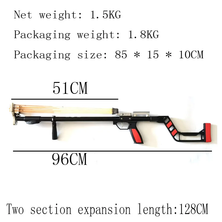 Stainless Steel Hunting Slingshot Sling Shooting Powerful Catapult With ...