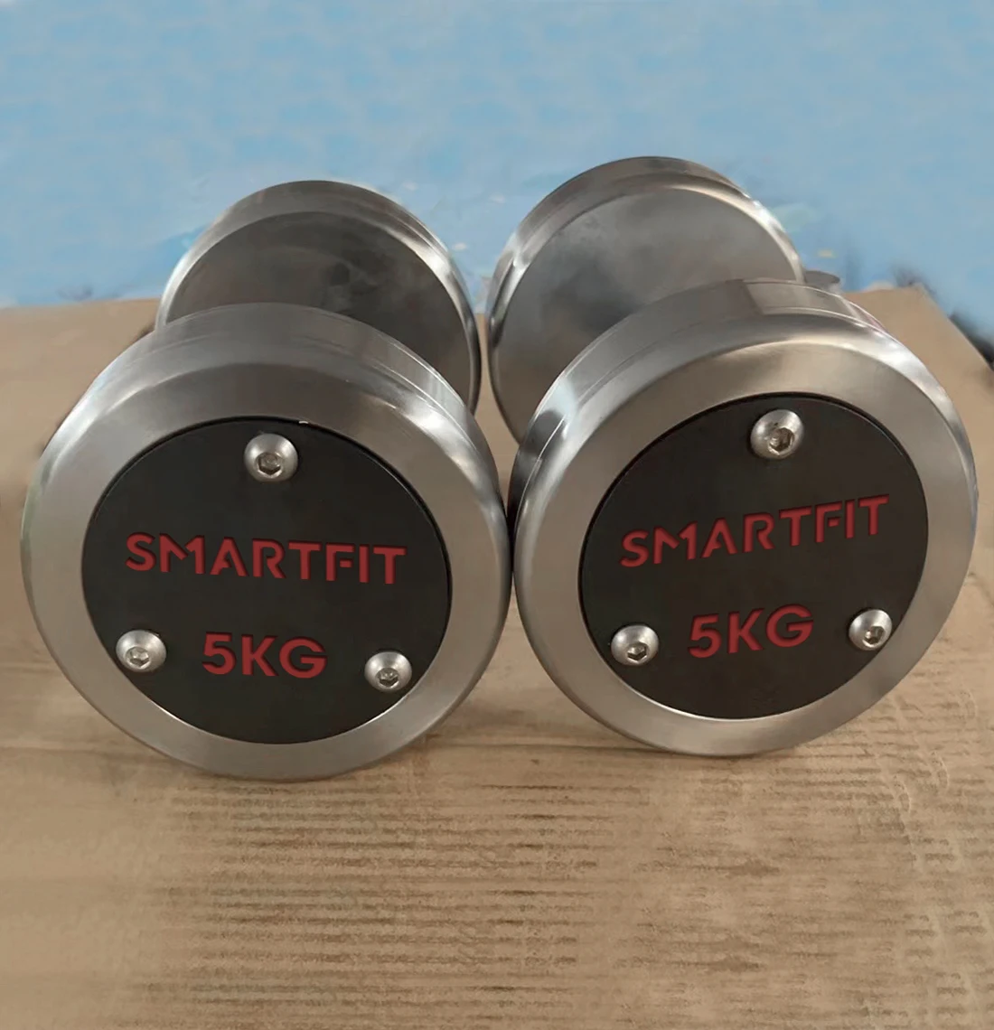 SMARTFIT Fitness Steel Dumbbells - Customizable Weights