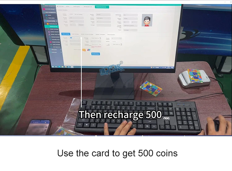 Commercial Game Machine Payment System Product Smart Arcade Card System ...