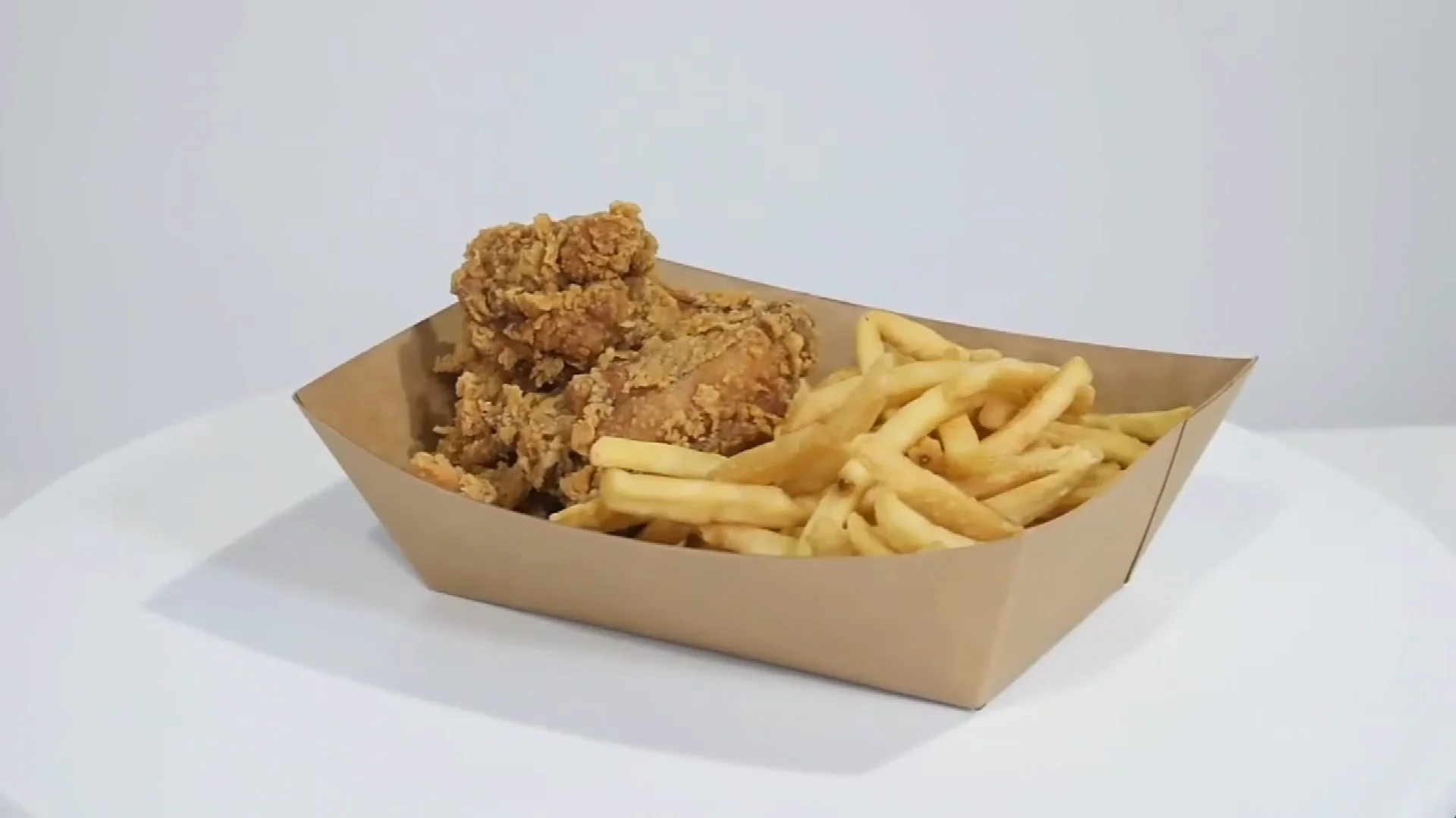 Kraft Paper Food Trays Fast Food Paperboat Boat Basket For Parties ...