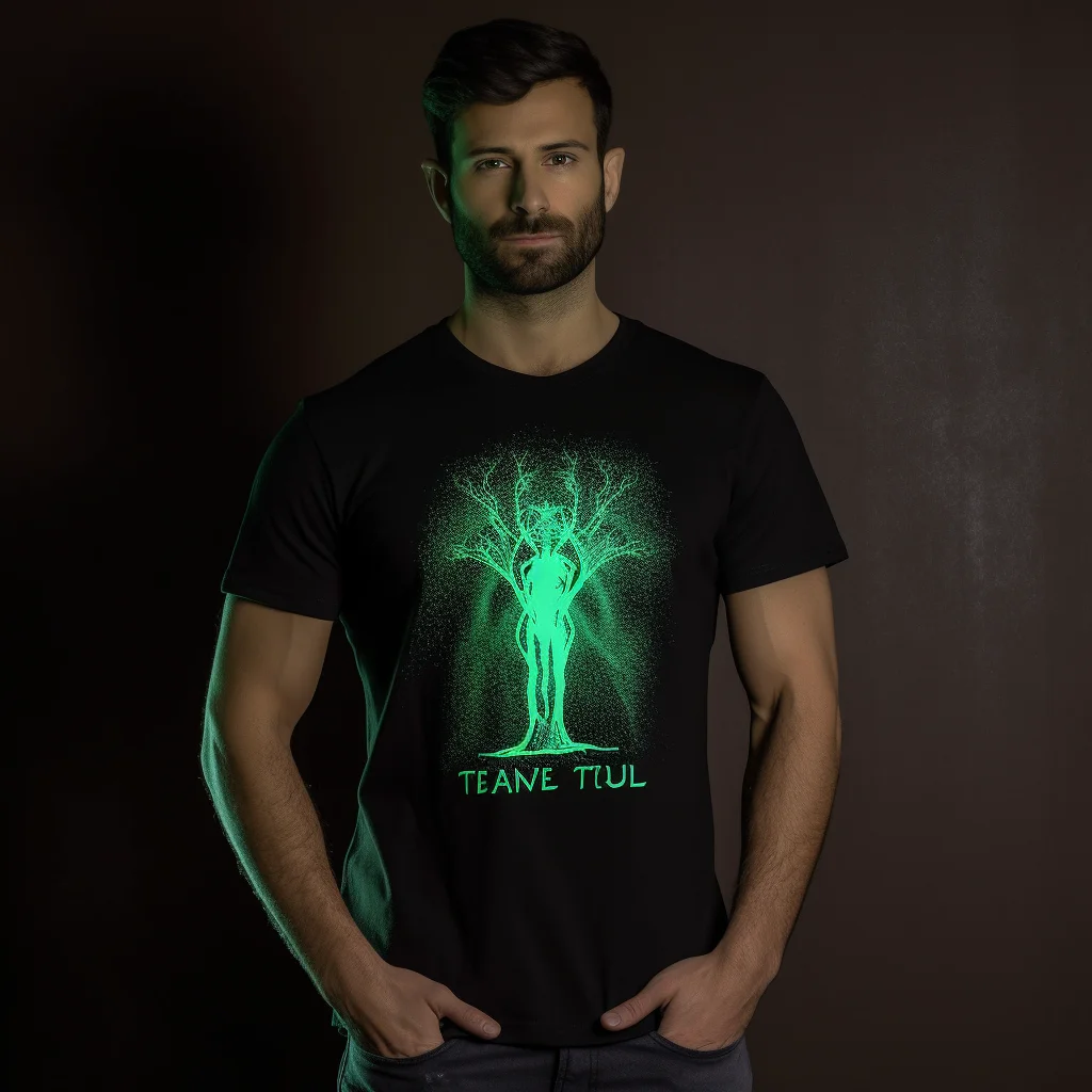 Custom Logo Printing Interactive Glow In The Dark T Shirt - Buy ...