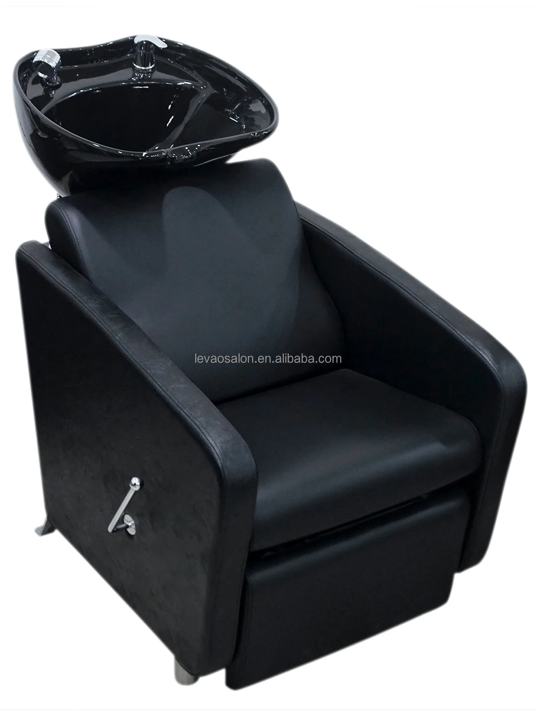 Multi-function Electric Shampoo Bed Semi-lying Flush Bed Barbershop ...