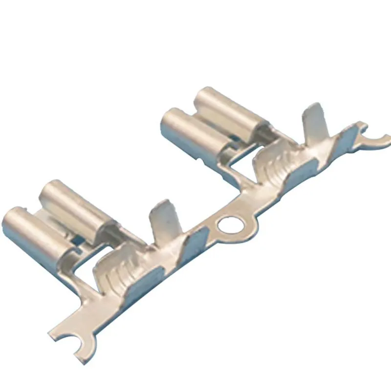 6.3 Faston Flag Terminal With Lock Reel Brass Tinned For Harness ...