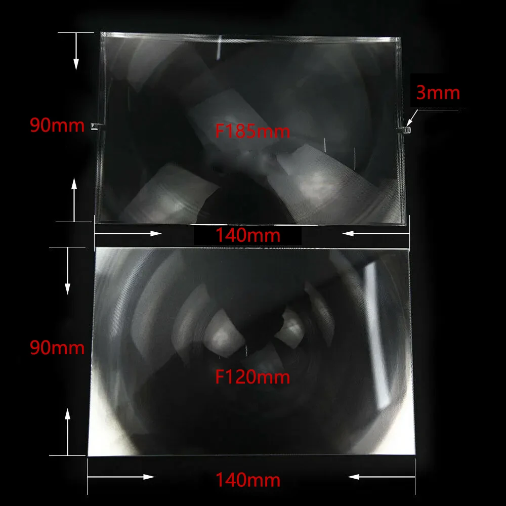 DIY Projector Lens - 140x90mm Fresnel Lens by LD Optics