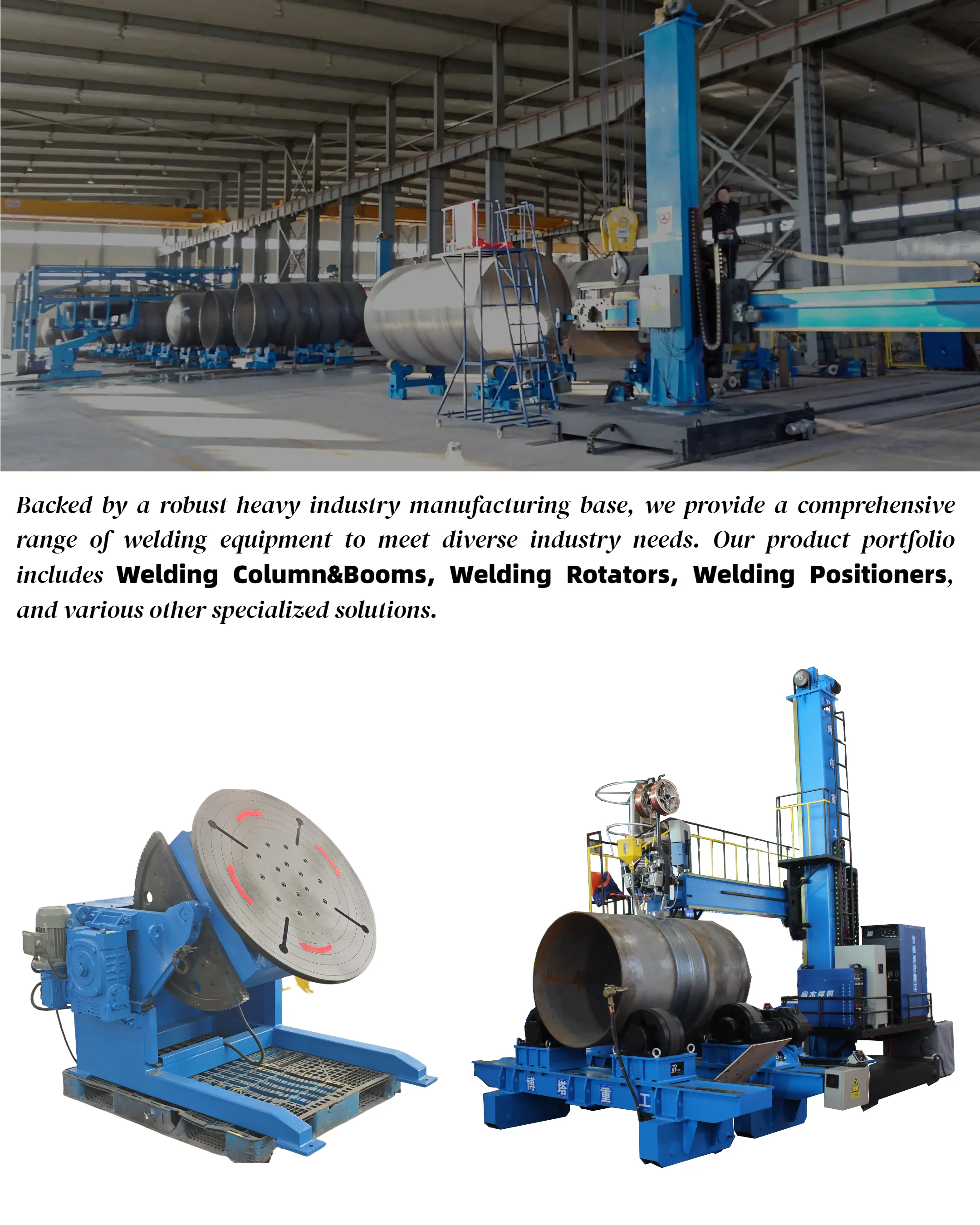 BHB-30 Welding Positioner - Heavy Duty Flipping Rotatory
