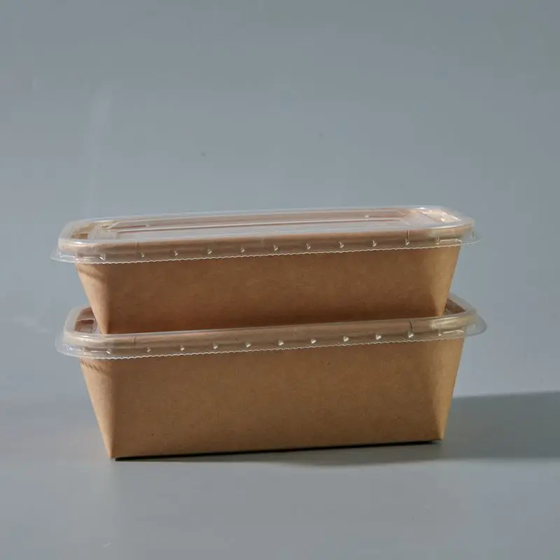 Custom Printed Fried Chicken Chips Takeout Paper Salad Sushi Tray Kraft ...