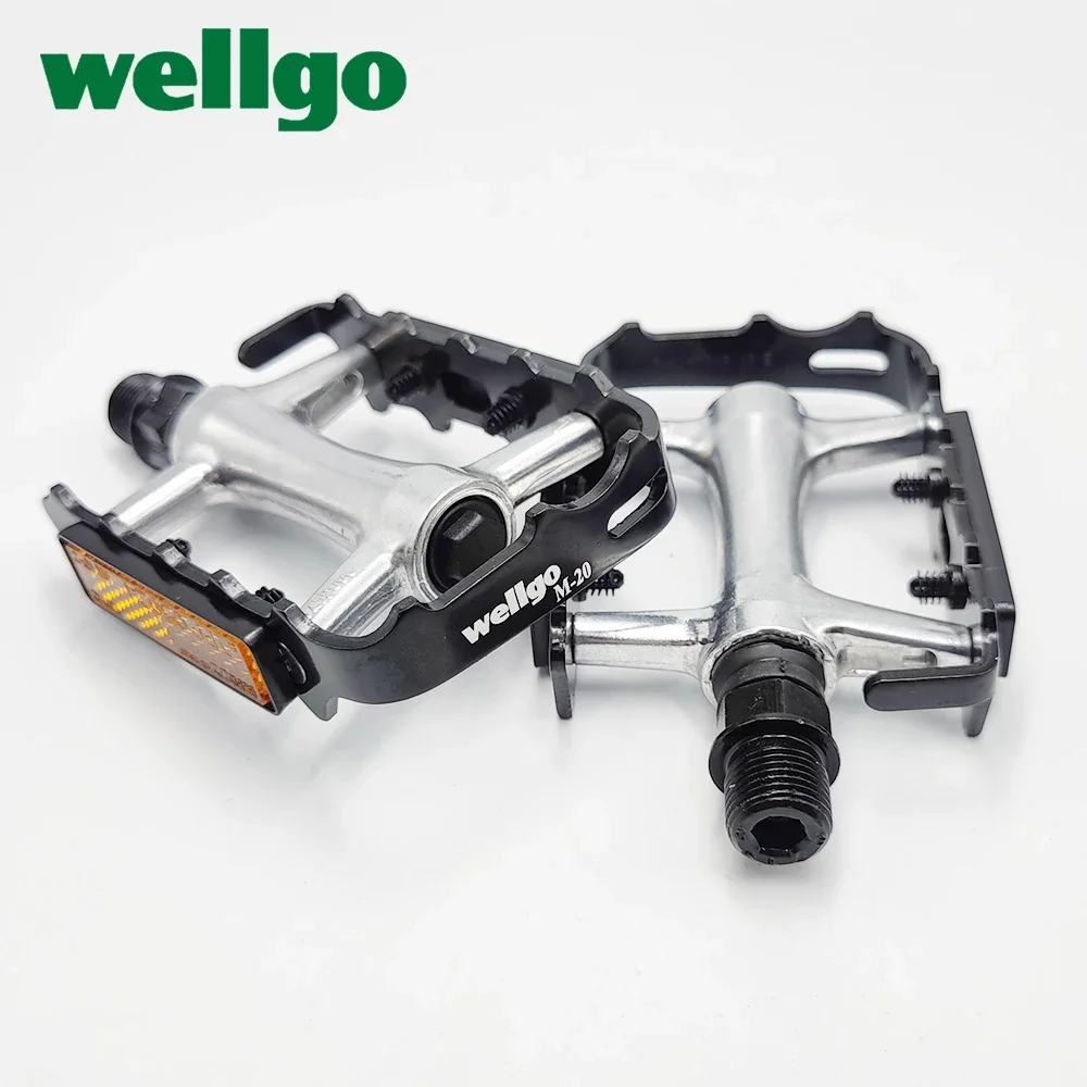 Wellgo M20 Bike Pedals - Lightweight & Anti-Slip Design