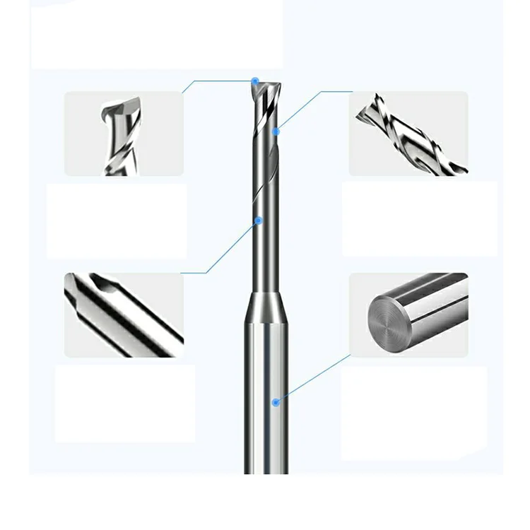 Bomi Bmjj-16 Mini End Mills Milling Cutter Cnc Solid Carbide End Mills ...