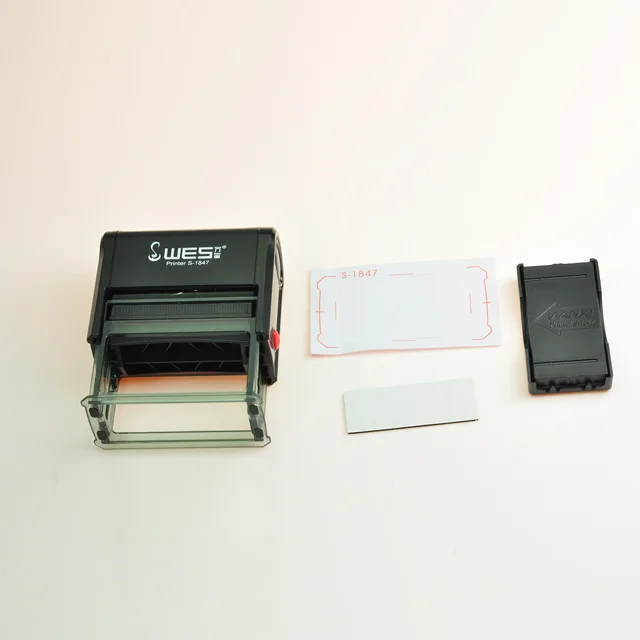 Wes Custom Stamp - Self Inking Logo Stempel S-1847