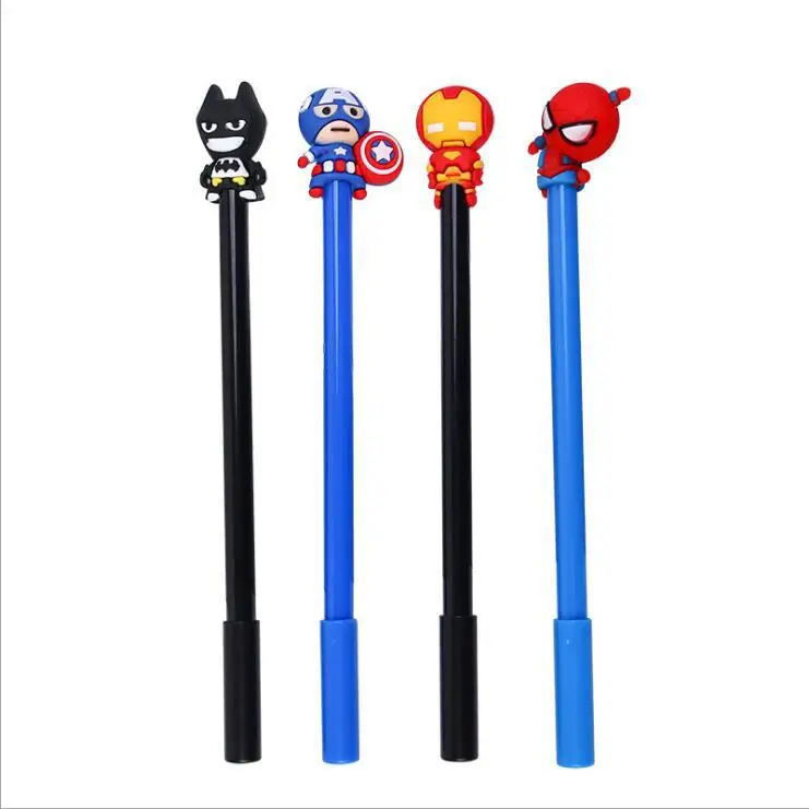 Promotional School Kids Cartoon Anime Character Head Super Hero Pen ...