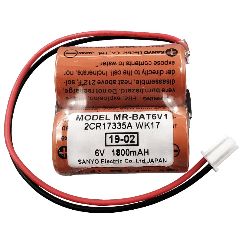 Original Mr-bat6v1 2cr17335a Wk17 6v Cr17335 Mitsubishi Mr-j4 Servo ...
