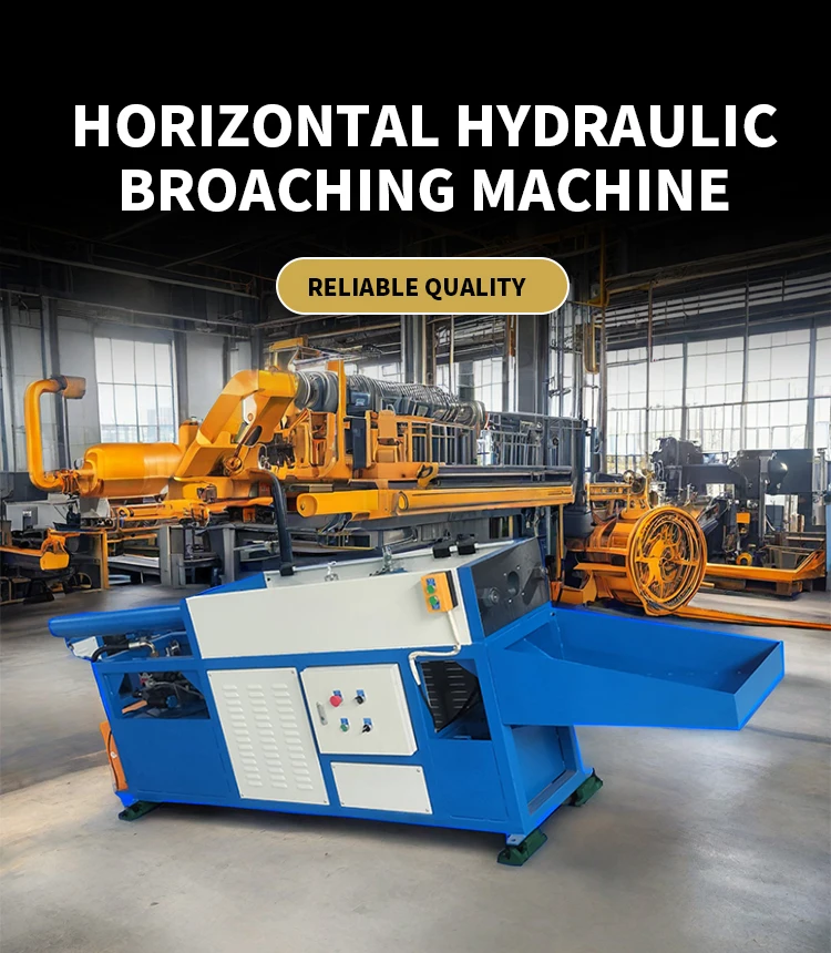 10 Tons Standard Horizontal Hydraulic Keyway Broaching Machine Factory ...