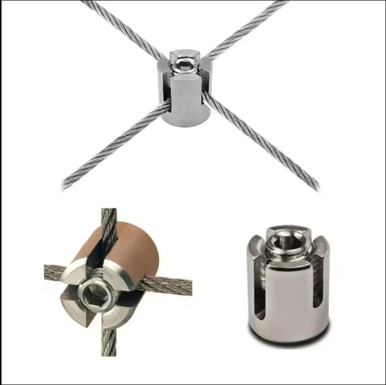Wire Rope Cross Clip Stainless Steel Cross Cable Clamp - Buy Cross ...