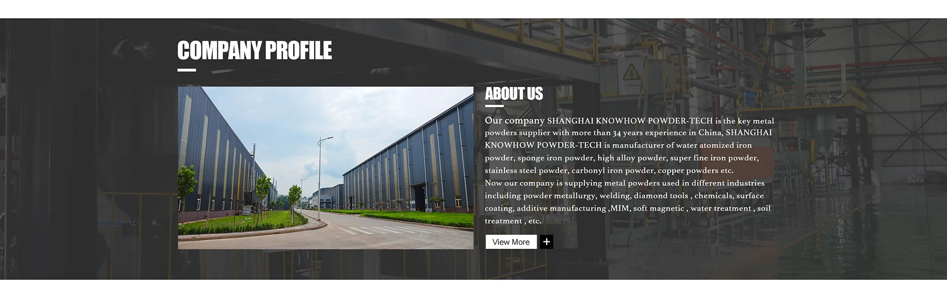 Company Overview - Shanghai Knowhow Powder-Tech Co., Ltd.