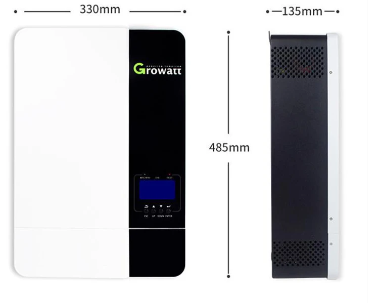 Growatt Off Grid Spf Power 3500es 5000es 5kw 5000w 3500w Single Phase Solar Inverter - Buy Solar ...