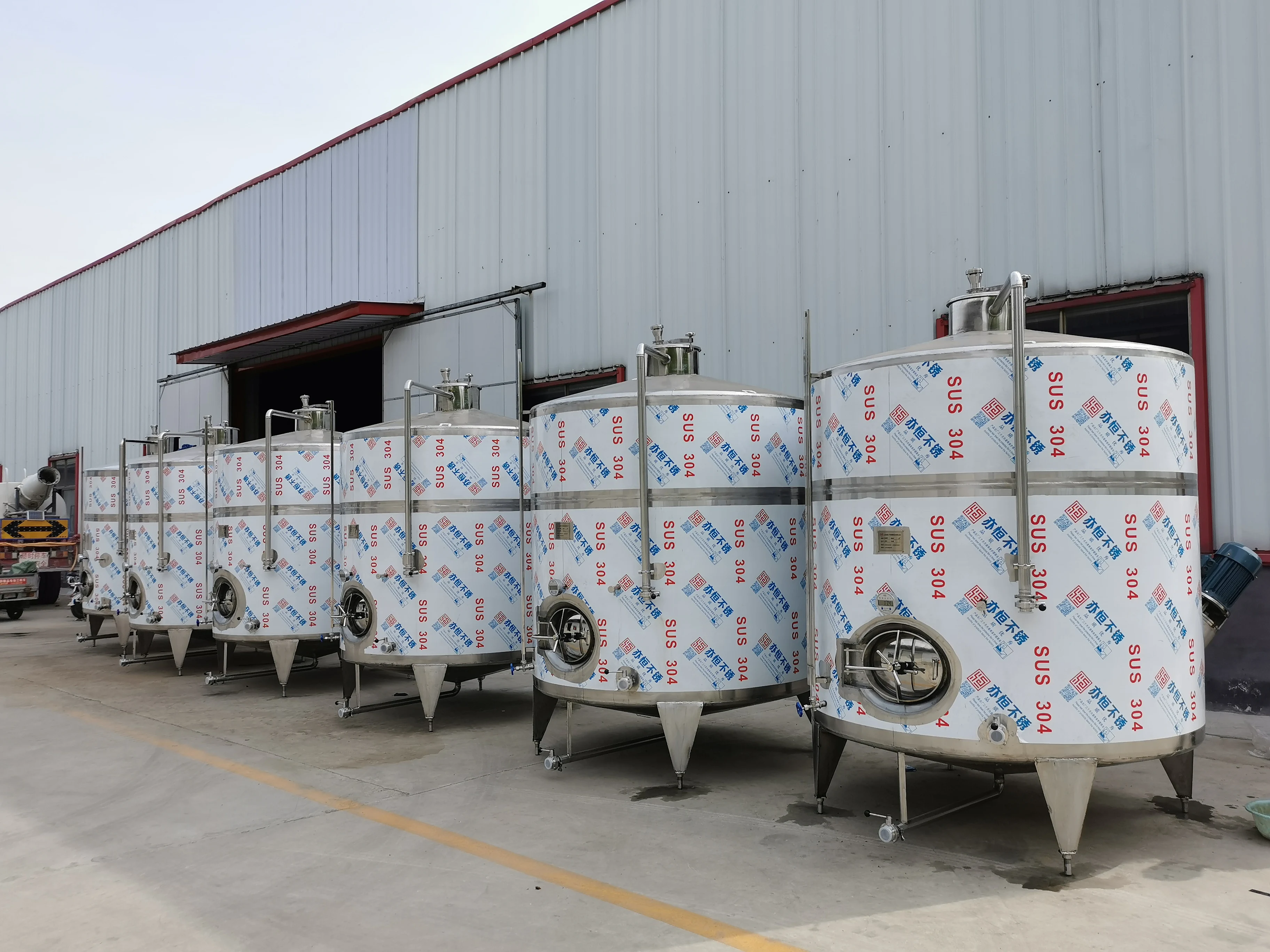 Stainless Steel Stirrer Jacketed Tank Agitator Mixer In Industrial ...