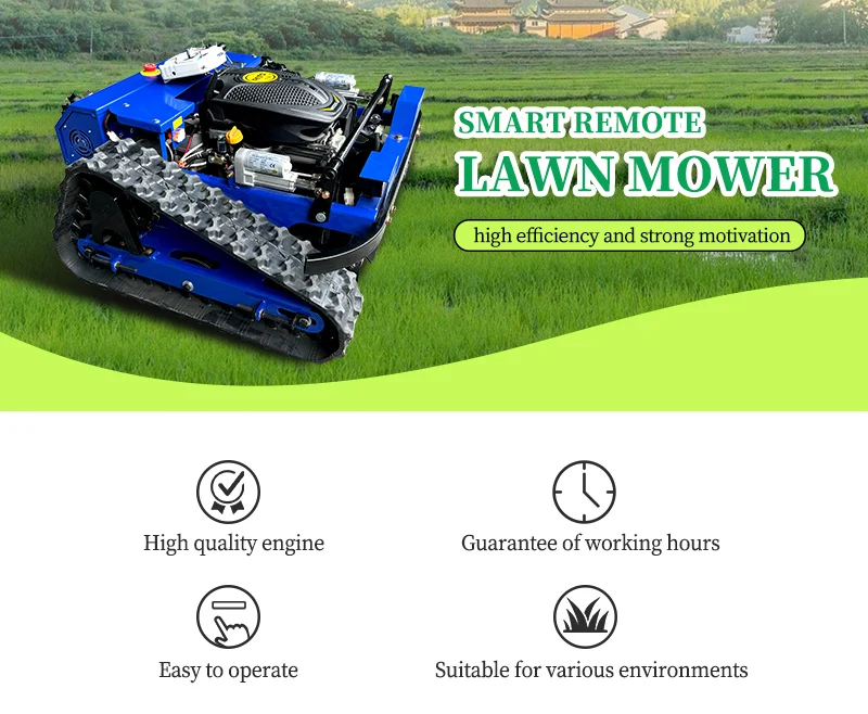 AWY-550C Remote Control Lawn Mower - Efficient & Reliable